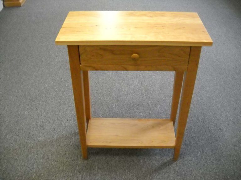 Shaker Furniture of Maine » SOLID CHERRY NIGHT TABLE