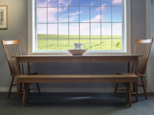 Shaker Furniture of Maine » Cherry Shaker Style Dining Table