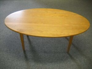 Shaker Furniture of Maine » Cherry Oval Coffee Table